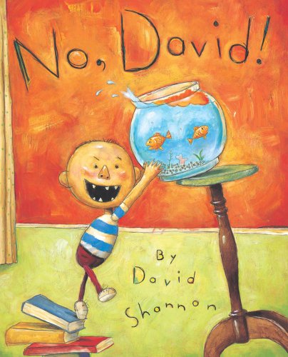 学乐 大卫不可以 No, David! 进口儿童书 凯迪克大奖绘本 英文原版（3-6岁）