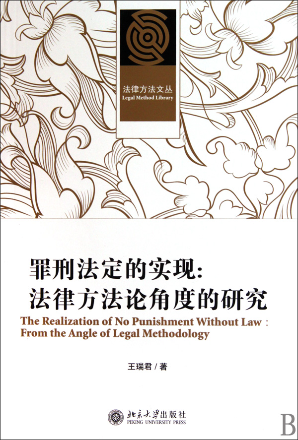罪刑法定的实现--法律方法论角度的研究/法律方法文丛