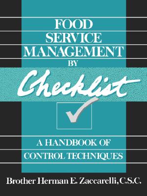 Food Service Management By Checklist: A
