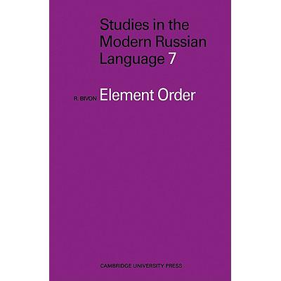Element Order: - Element Order