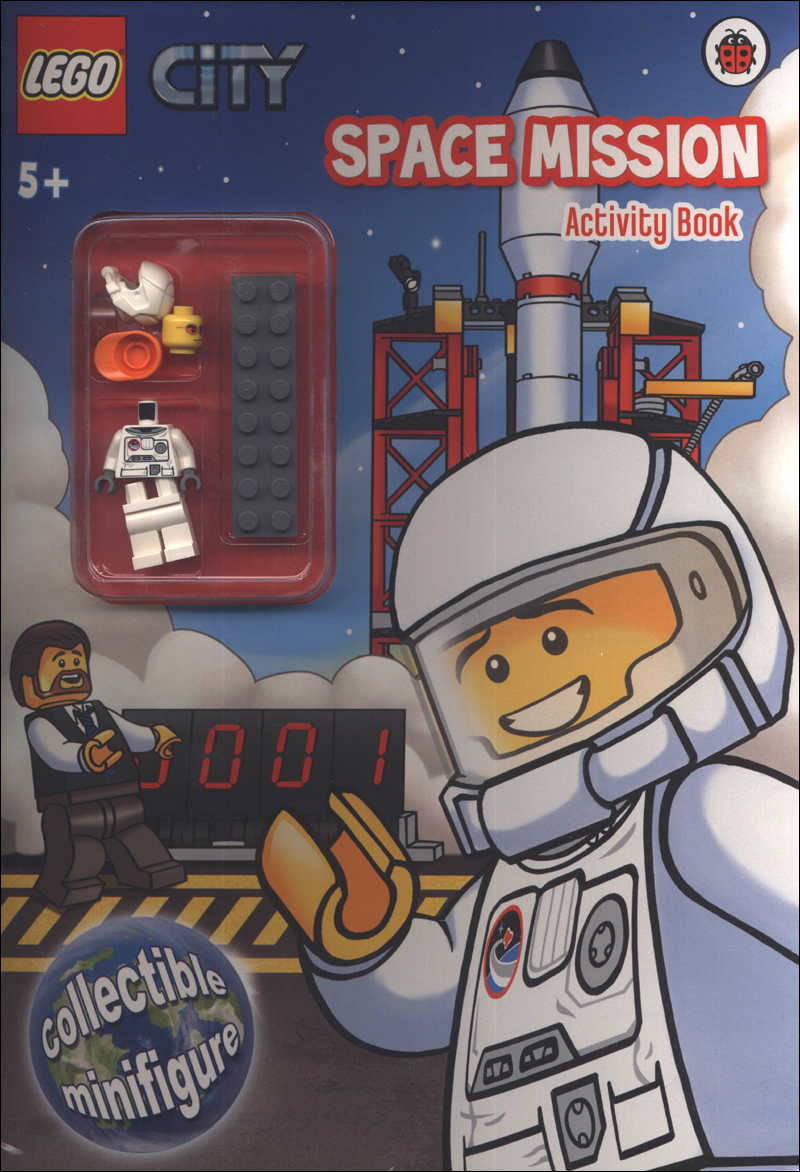 LEGO City: Space Mission Activity Book with LEGO minifigure 乐高城市：航天飞行活动与乐高人仔书