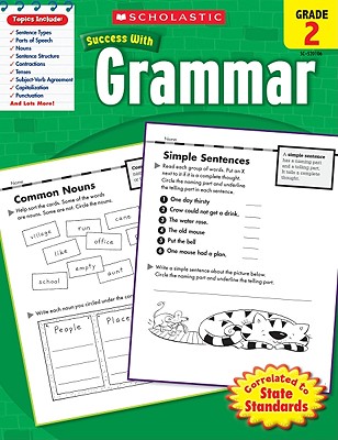 英文原版Scholastic Success with Grammar, Grade 2