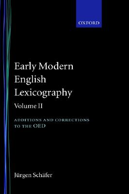 Early Modern English Lexicography:
