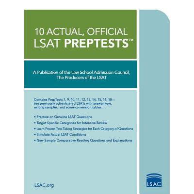 10 Actual, Official LSAT Preptests: (Preptes...