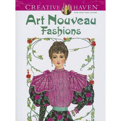 Creative Haven Art Nouveau Fashions Coloring...