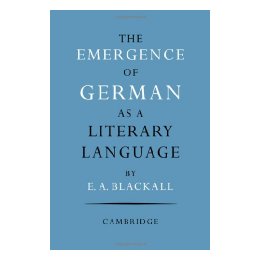 The Emergence of German as a Literary