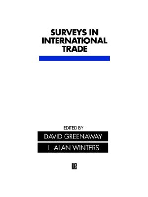 Surveys In International Trade