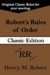 Robert's Rules of Order (Classic
