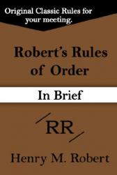 Robert's Rules of Order (in