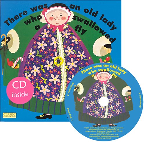 There Was an Old Lady Who Swallowed a Fly (Classic Books with Holes) 英文原版