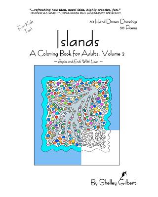 Islands, a Coloring Book for Adults,