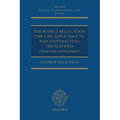 The Rome II Regulation: The Law Applicable t...