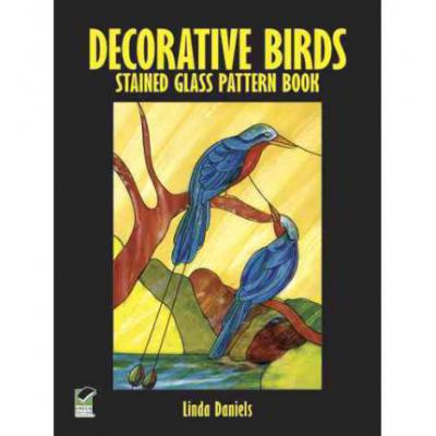 Decorative Birds Stained Glass Pattern Book
