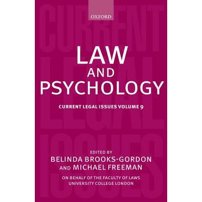 Law and Psychology: Current Legal Issues Vol...