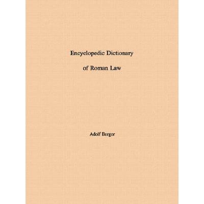 Encyclopedic Dictionary of Roman Law