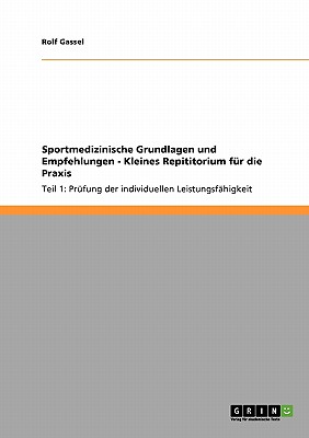 Sportmedizinische Grundlagen Und