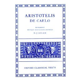论天 亚里士多德 De Caelo 希腊语原版 Aristotle DJ Allan