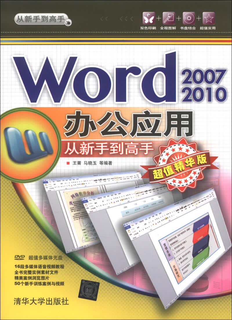 从新手到高手：Word 2007/2010办公应用（超值精华版）（附DVD-ROM光盘1张）