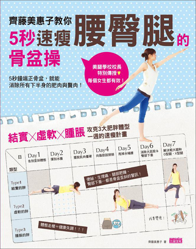 齊藤美惠子教你5秒速瘦腰臀腿的骨盆操