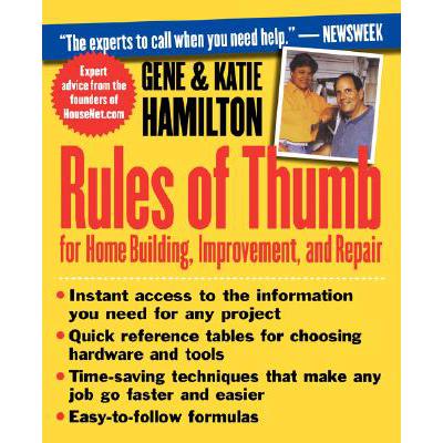 Rules Of Thumb For Home Building, Improvement, And Repair [Wiley生活类]
