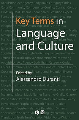 Key Terms In Language And Culture