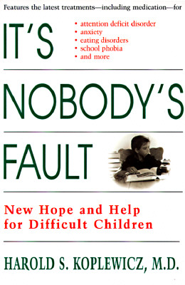 It's Nobody's Fault