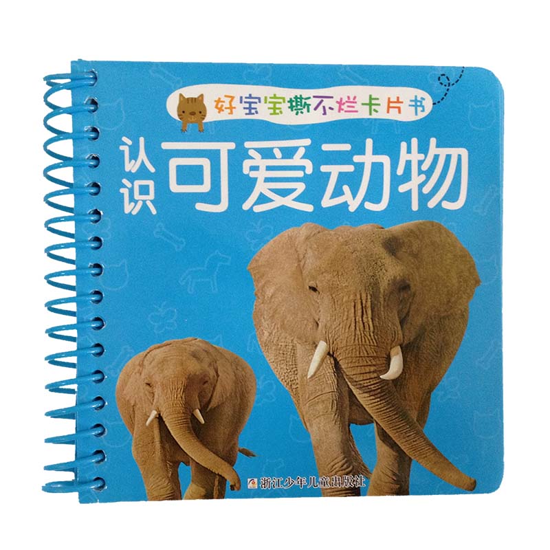 好宝宝撕不烂卡片书：认识可爱动物