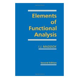 Elements of Functional Analysis