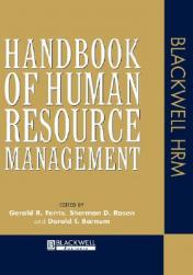 Handbook Of Human Resourc