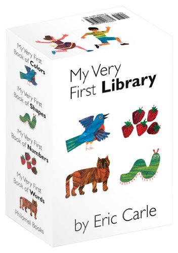 卡尔爷爷 我的第一个图书馆 Eric Carle My Very First Library 进口原版 4册套装 早期启蒙教育