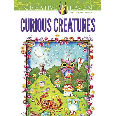 Creative Haven Curious Creatures Coloring Book