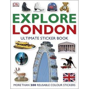 Explore London: The Ultimate Sticker Book 进口儿童绘本