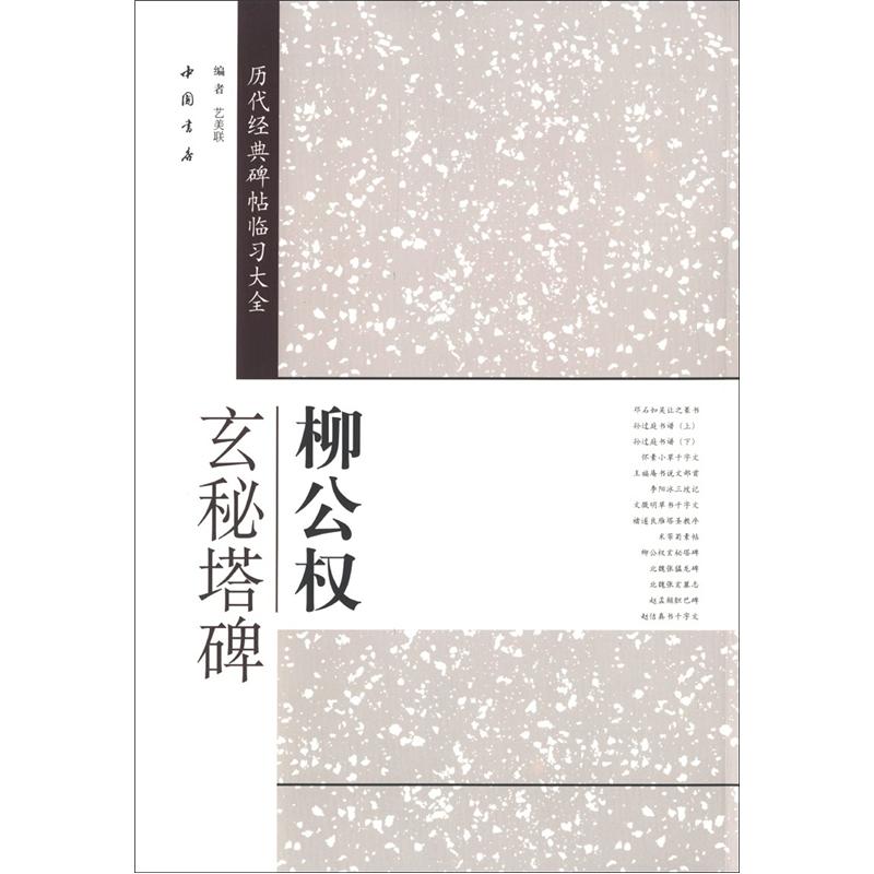 历代经典碑帖临习大全：柳公权玄秘塔碑