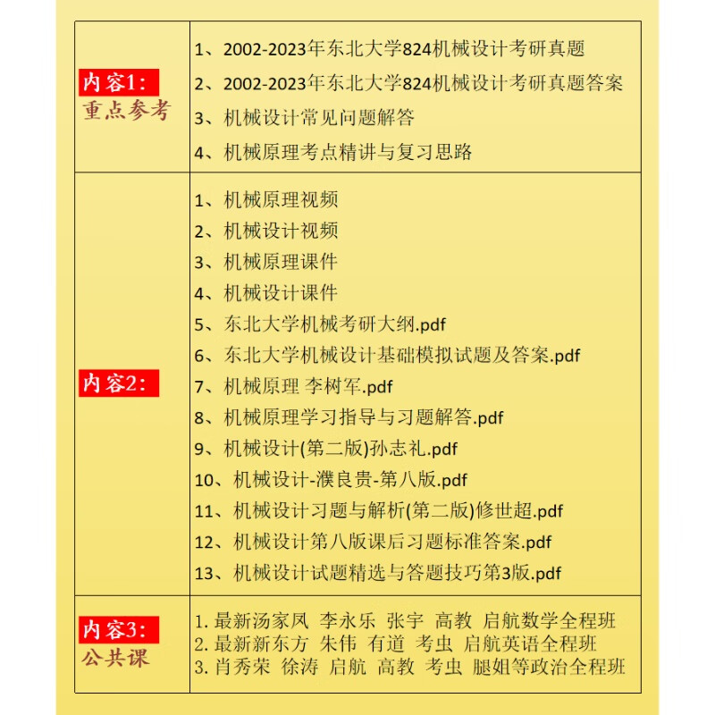 2024年东北大学824机械工程理论基础考研真题东大824机械初试资料 纸质版