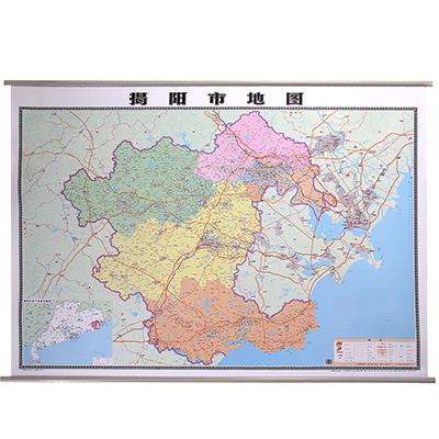揭阳市地图 广东省地图出版社