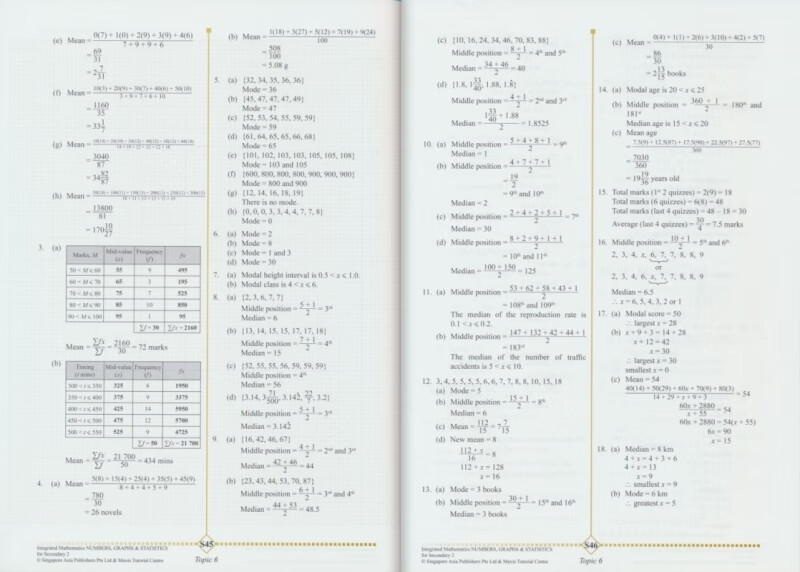 SAP Maths@Mavis Integrated Mathematics Numbers Gra