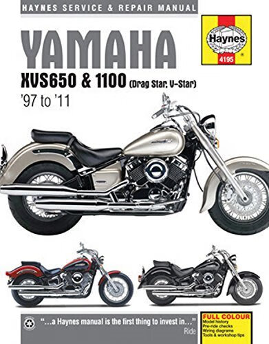 Yamaha XVS650 & 1100 Drag Star/V-Star (97 - 11) Haynes Repair Manual