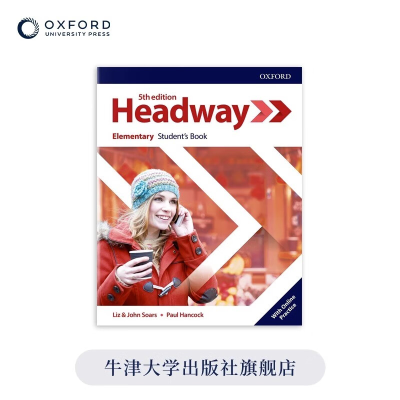 牛津英语教材 New Headway 第五版 青少年英语综合教材 英语原版 适合16岁以上 Elementary【学生用书】