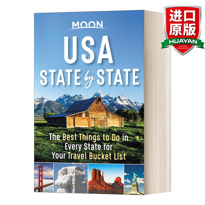 Moon USA State by State 英文原版 美国各州风土人情 英文版 进口英语原版书籍