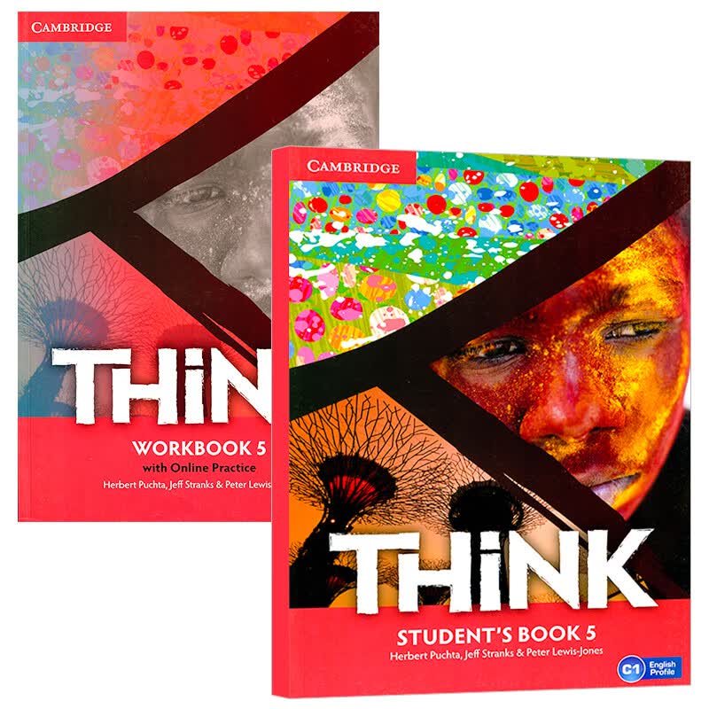 剑桥Cambridge Think Starter 1 2 3 4 5级别think学生用书练习册 5级课本+练习册