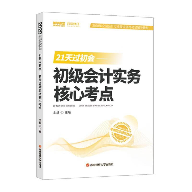 21天过初会：初级会计实务核心考点 王敏【书】