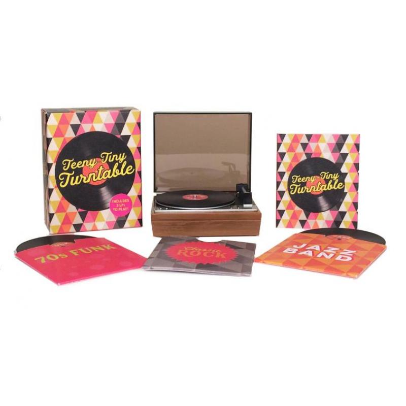 Teeny-Tiny Turntable: Includes 3 Mini-Lps to...