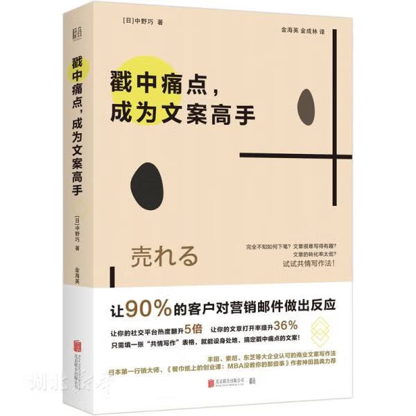 戳中痛点，成为文案高手 (日)中野巧著 经济学理论 图书籍