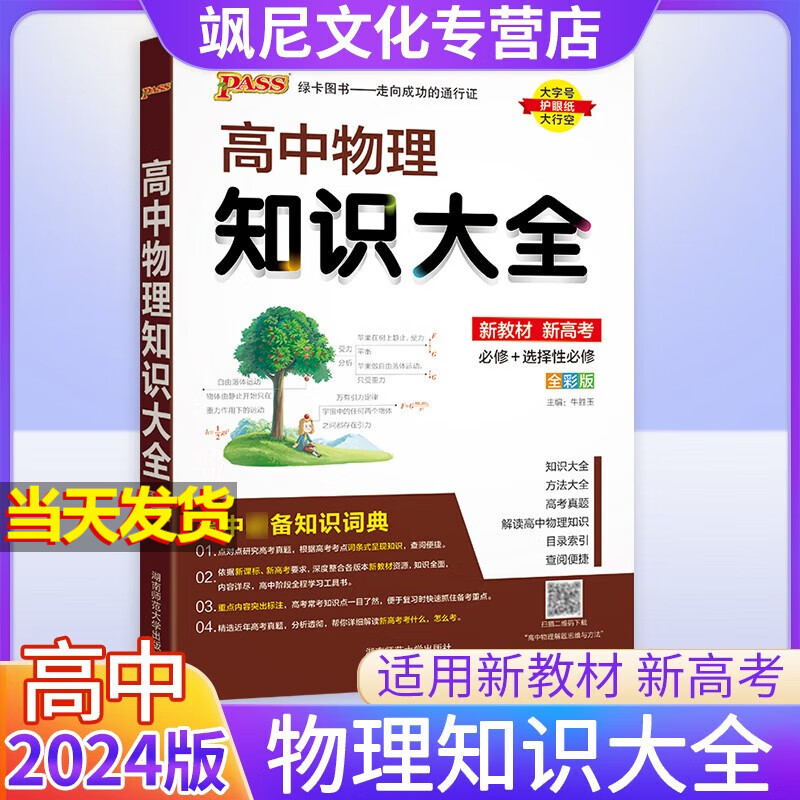 【新教材版】2024高中知识大全 高中物理知识大全 新高考版