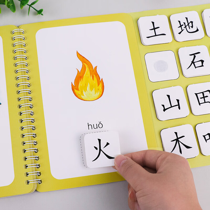 全新升级斗半匠识字书启蒙书认字游戏2-6岁适用幼儿园早教认字卡262个生字幼儿学前识字教材全套十册良 认识大自然