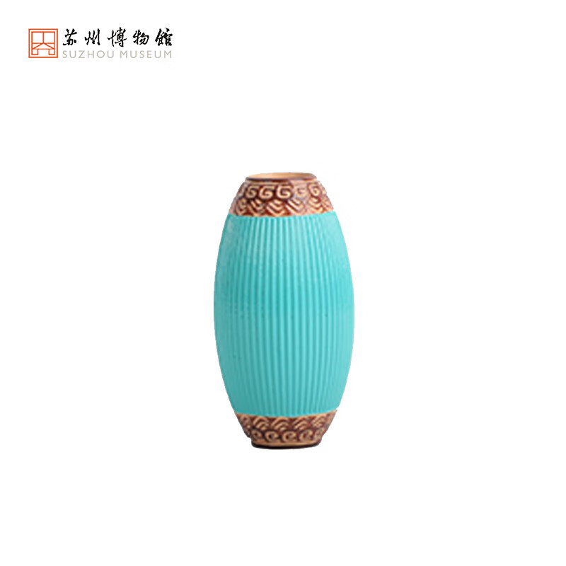 陶冶之珍冷瓷冰箱贴吸瓷创意精美古窑釉瓷器家居饰品 橄榄尊 小