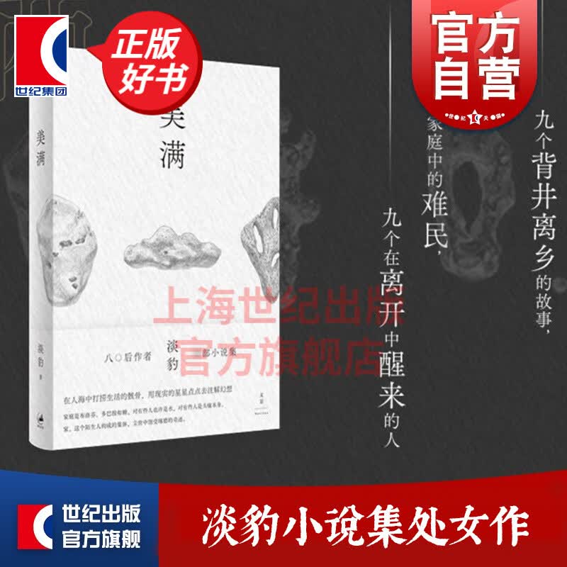 美满 淡豹短篇小说集收录九个短篇小说 人性解读美满生活的向往人生际遇与渴望畅销文学