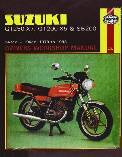Suzuki GT250X7, GT200X5 & SB200 Twins (78 - 83) Haynes Repair Manual