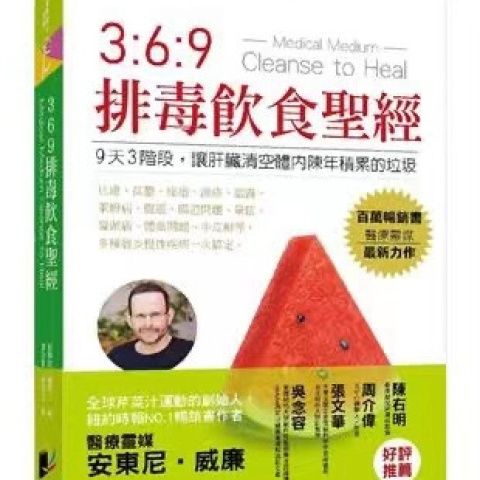 现货安东尼威廉369排毒饮食圣经