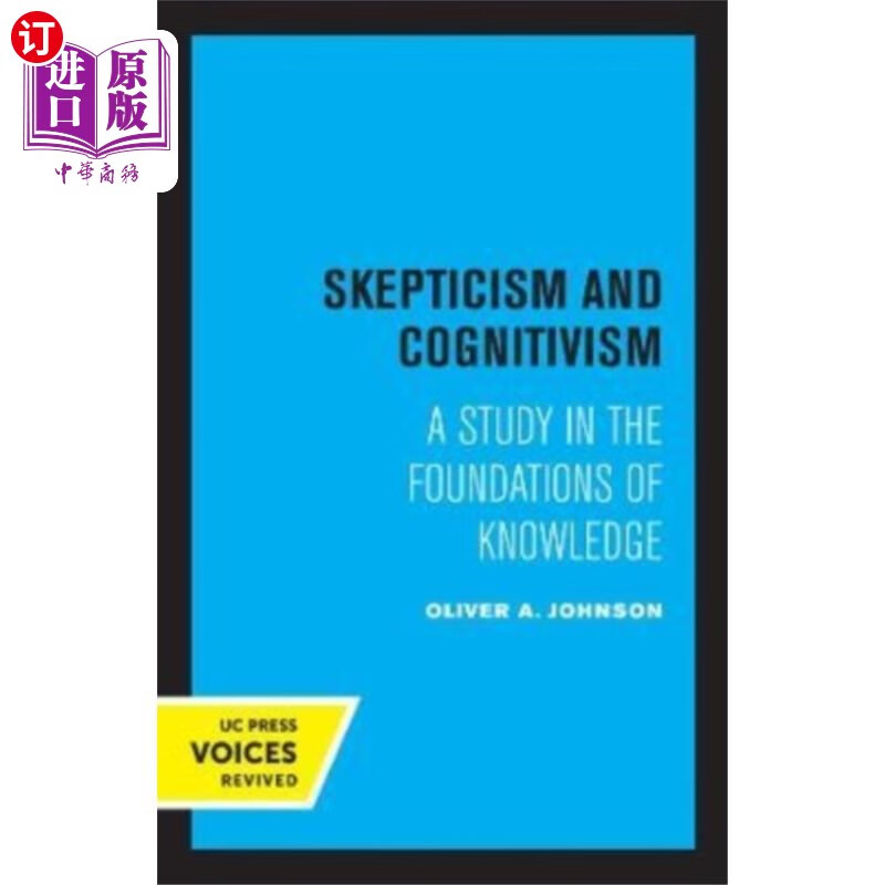 海外直订Skepticism and Cognitivism 怀疑主义和认知主义